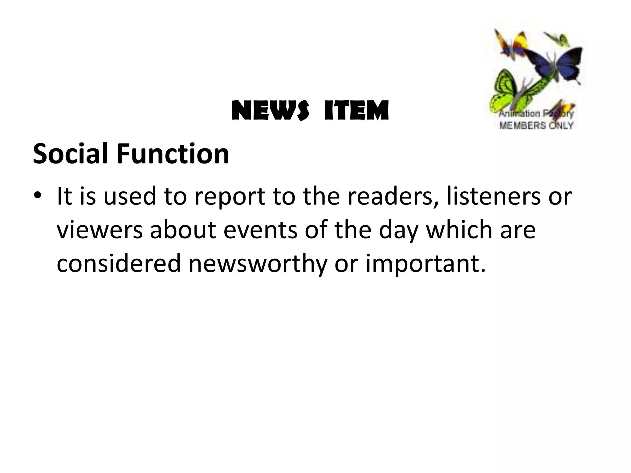 Materi news item | PPTX