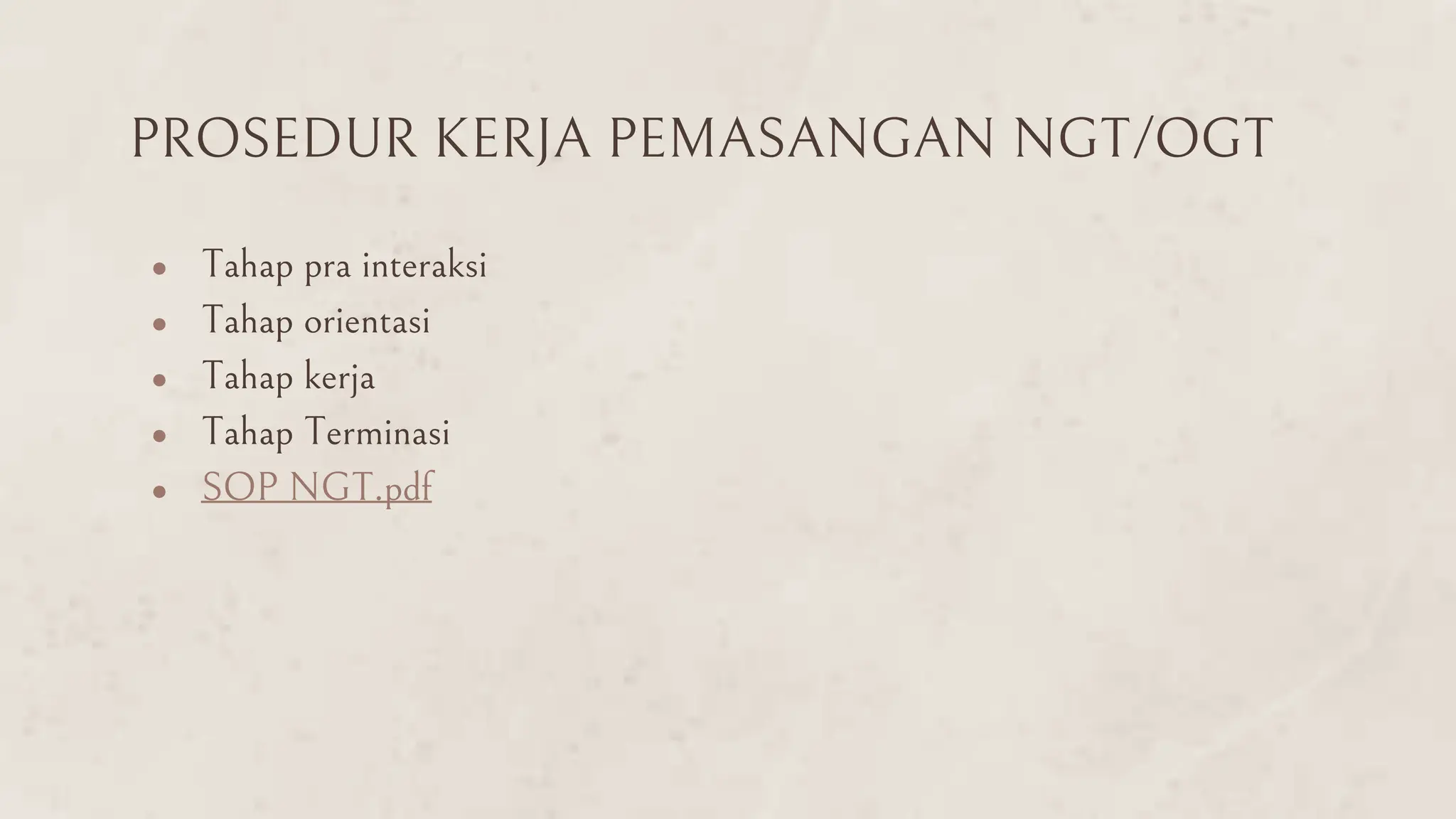 ppt Nasal Gastro Tube (NGT) pada anak dan dewasa | PPTX