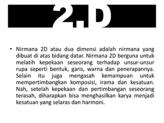 Materi nirmana 2020 dan tugas pertama | PDF