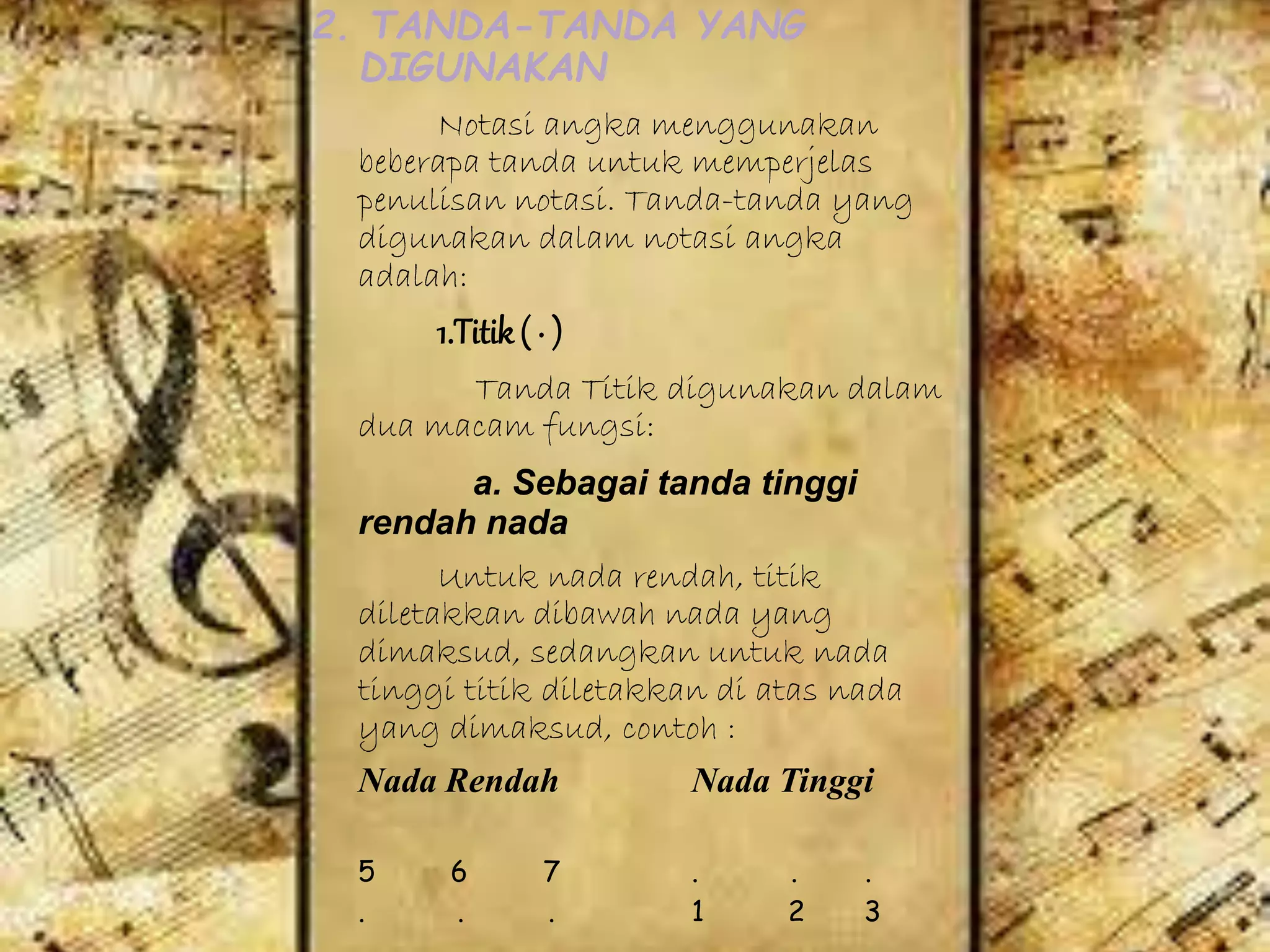 NOTASI BALOK DAN NOTASI ANGKA | PPTX