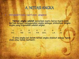 NOTASI BALOK DAN NOTASI ANGKA | PPTX