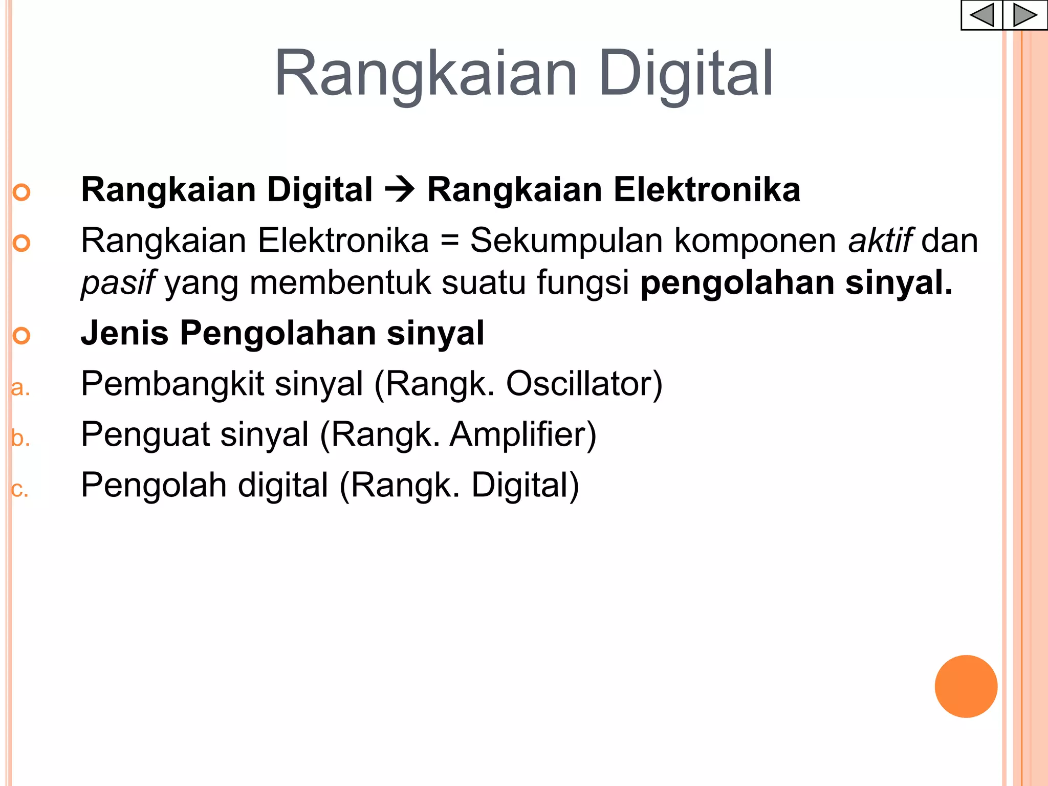 Materi Rangkaian Digital I | PPTX