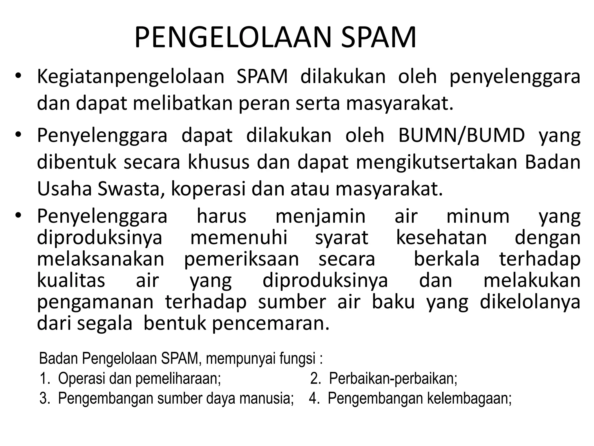 MATERI OPERASI & PEMELIHARAAN SPAM OK.pptx