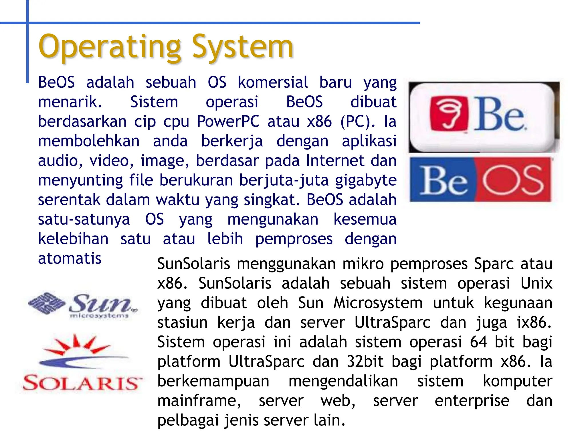Materi OS tentang perangkat lunak software.ppt | Free Download
