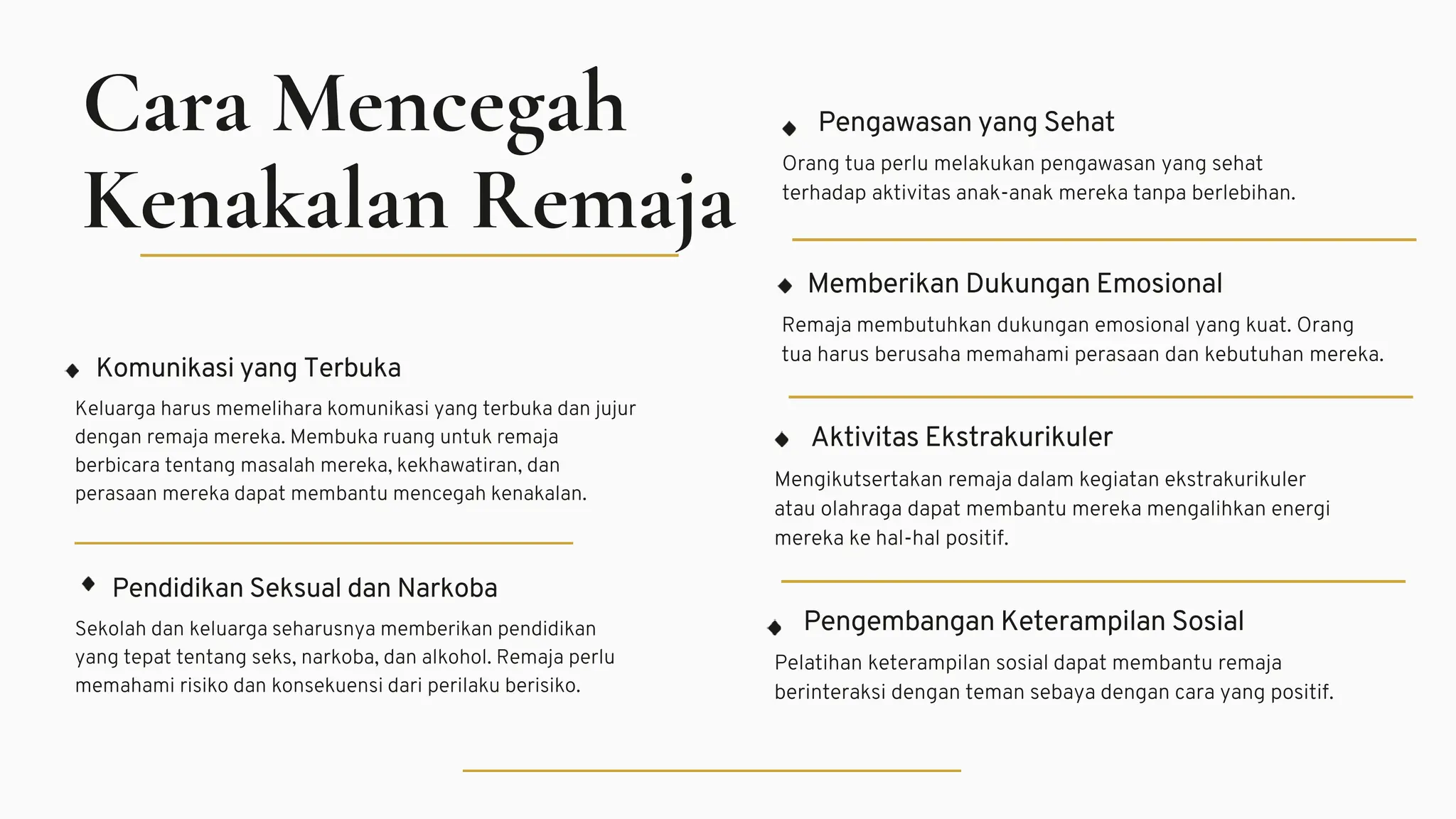 Materi kenakalan remaja duntuk jenjang SMP | PPTX
