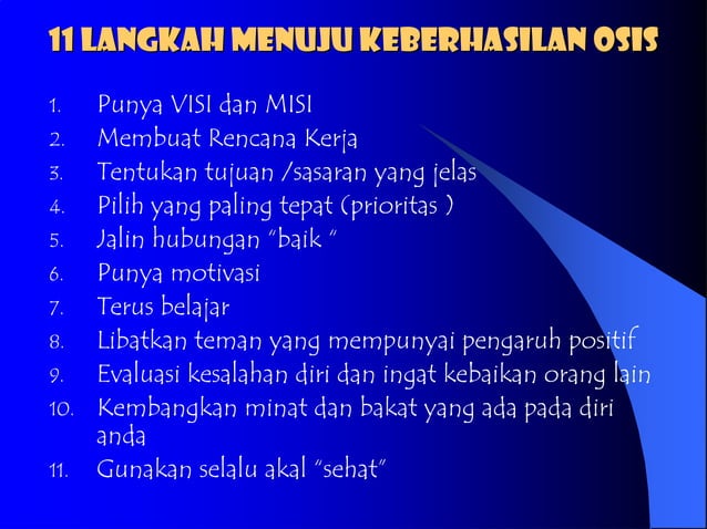 LDK OSIS 2013 "Organisasi dan Ke OSIS an | PPT