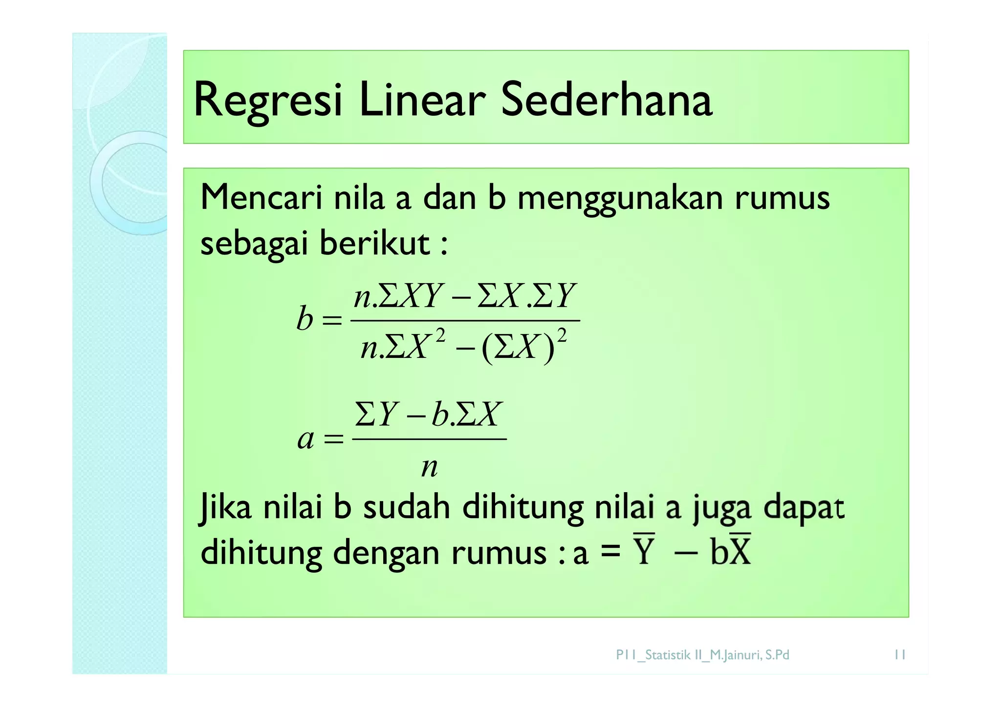 Minggu 10_Teknik Analisis Regresi | PDF