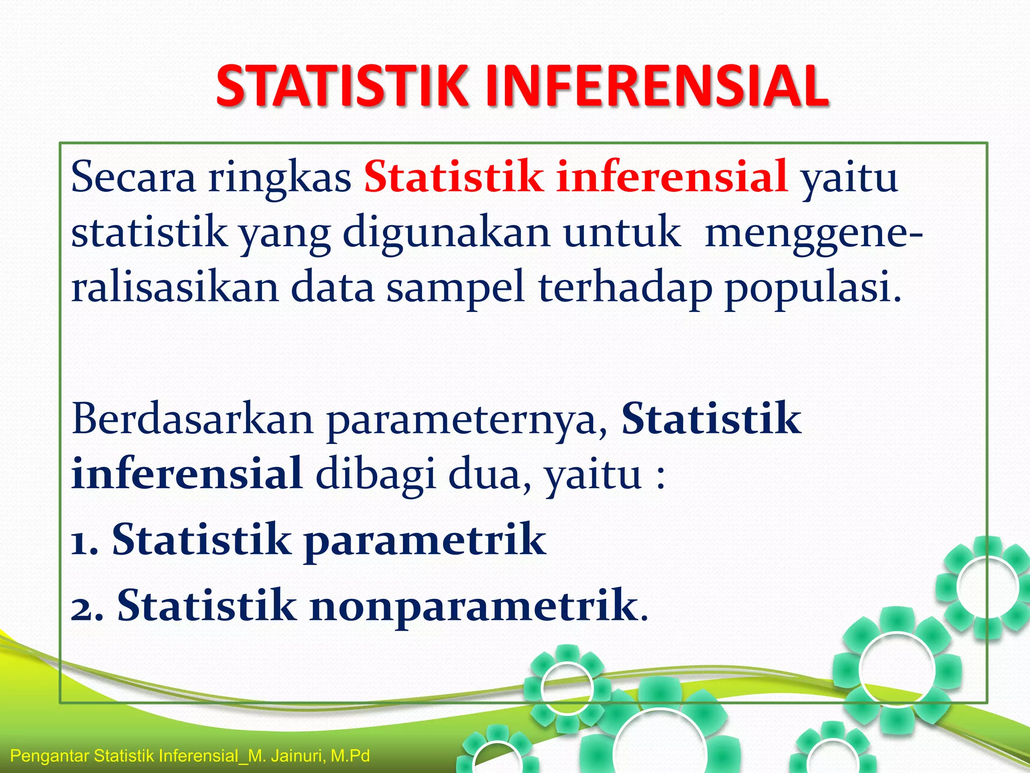 P2_Pengantar Statistika Inferensial | PDF