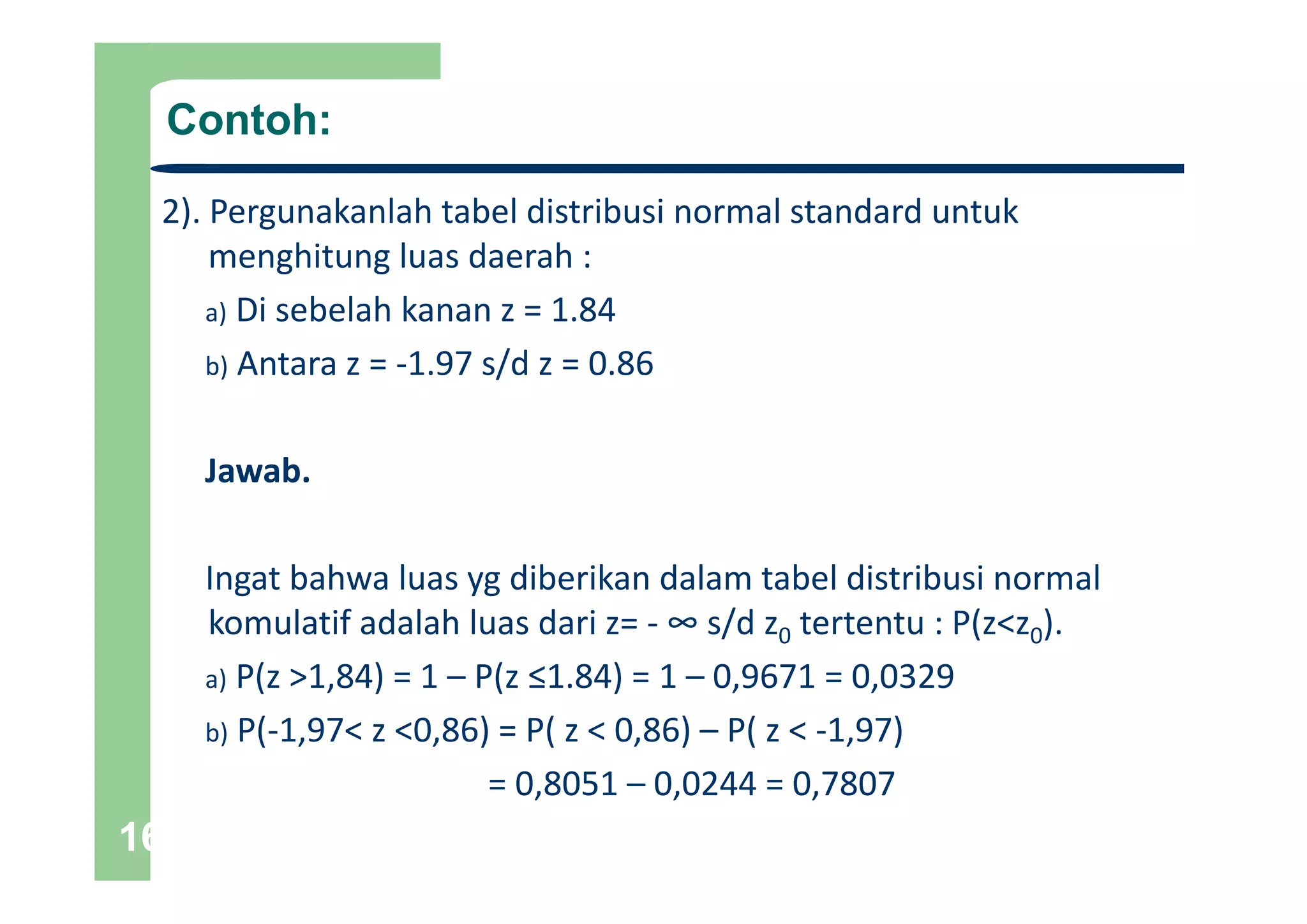 Materi P3_Distribusi Normal | PDF