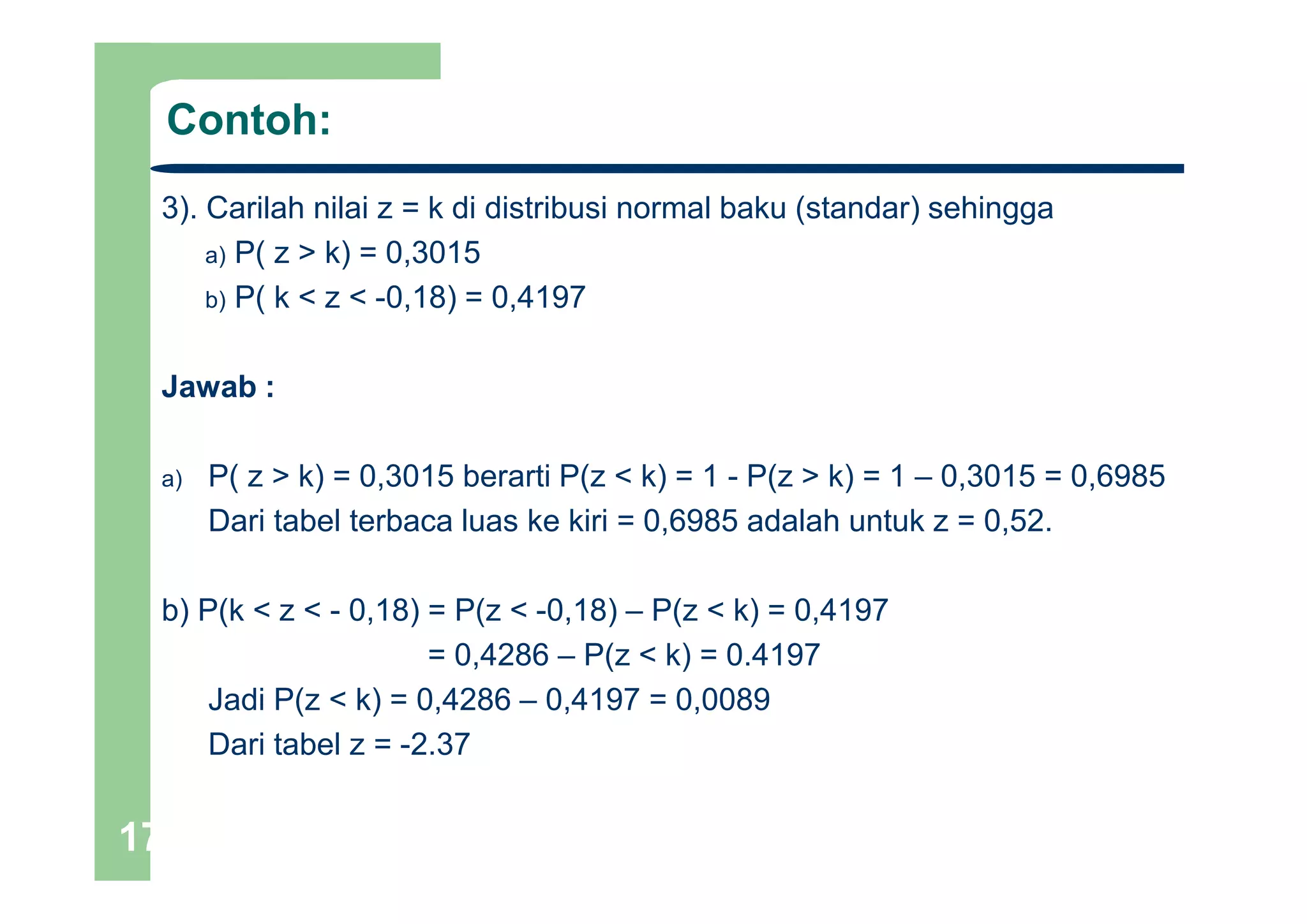 Materi P3_Distribusi Normal | PDF