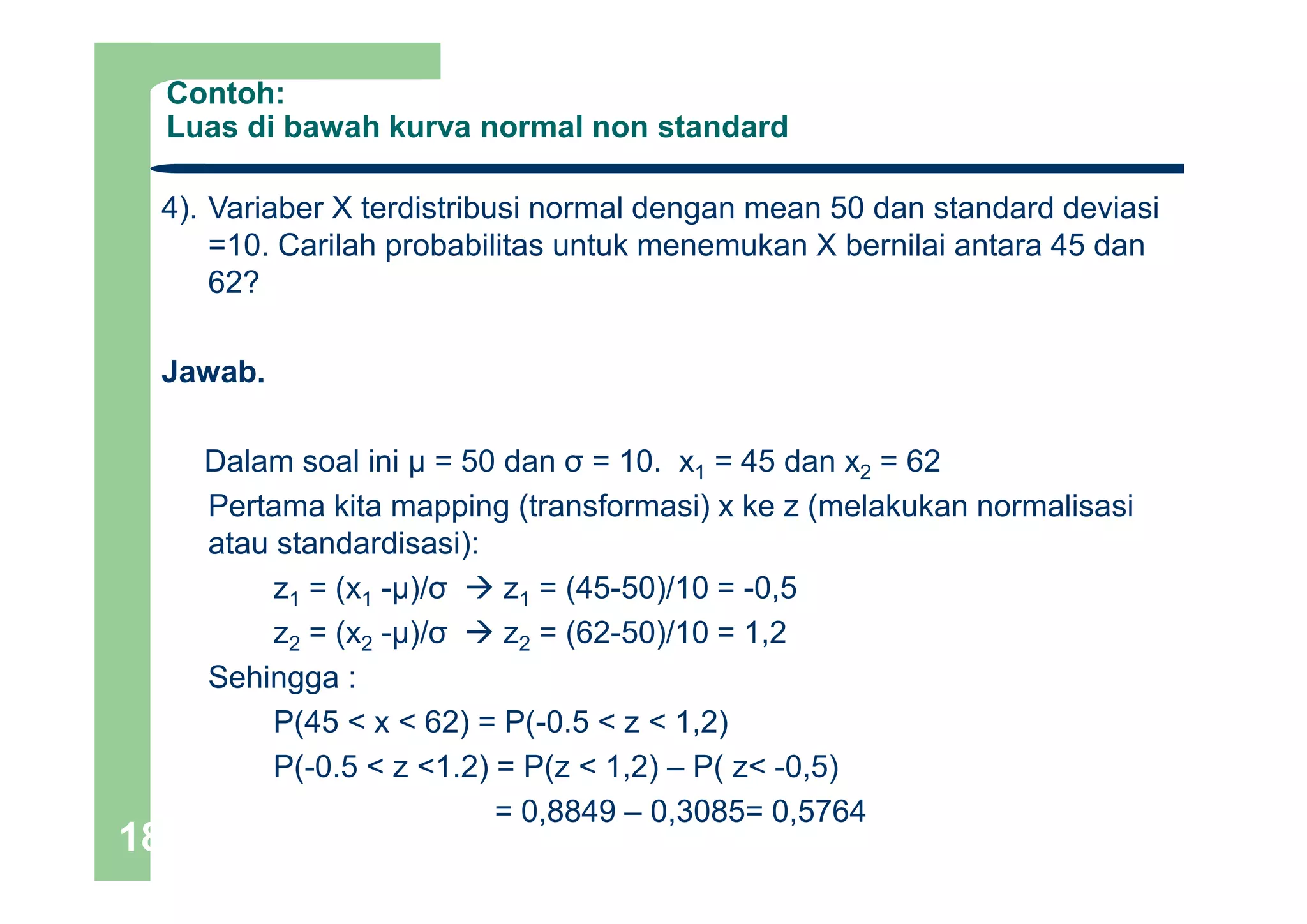Materi P3_Distribusi Normal | PDF