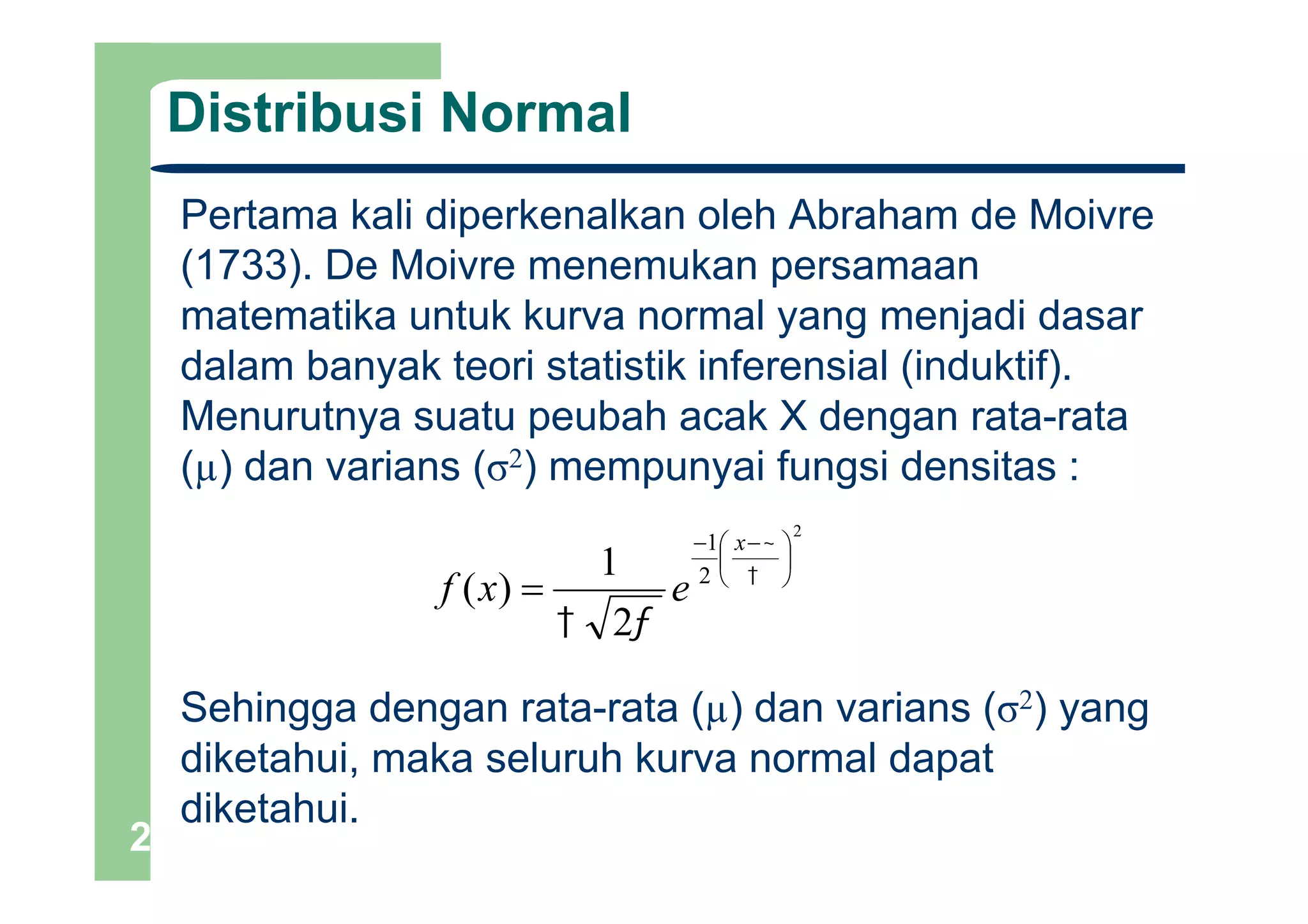 Materi P3_Distribusi Normal | PDF