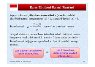 Materi p3 distribusi normal | PDF