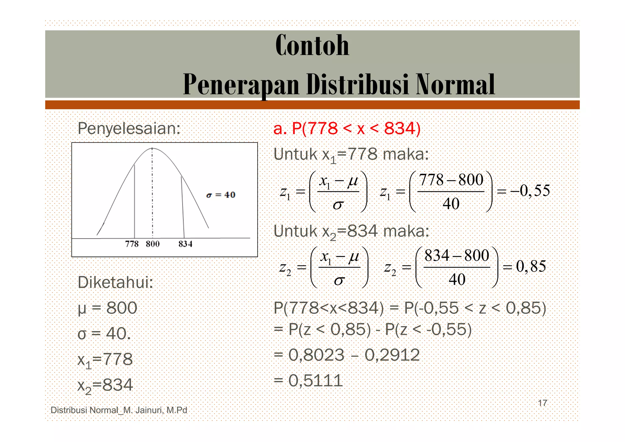 Distribusi Normal | PDF
