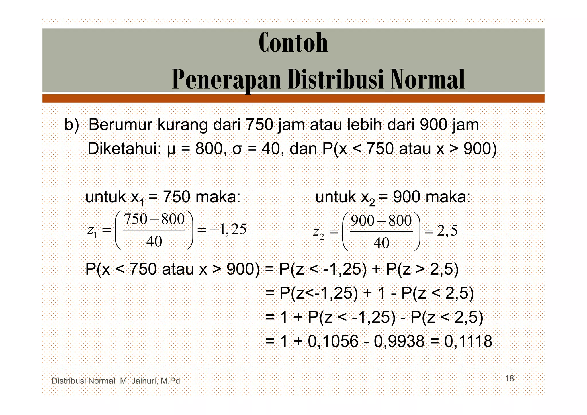 Distribusi Normal | PDF