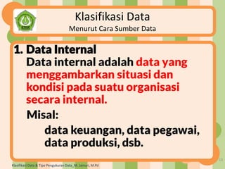 Klasifikasi Data dan Tipe/Skala Pengukuran Data | PDF