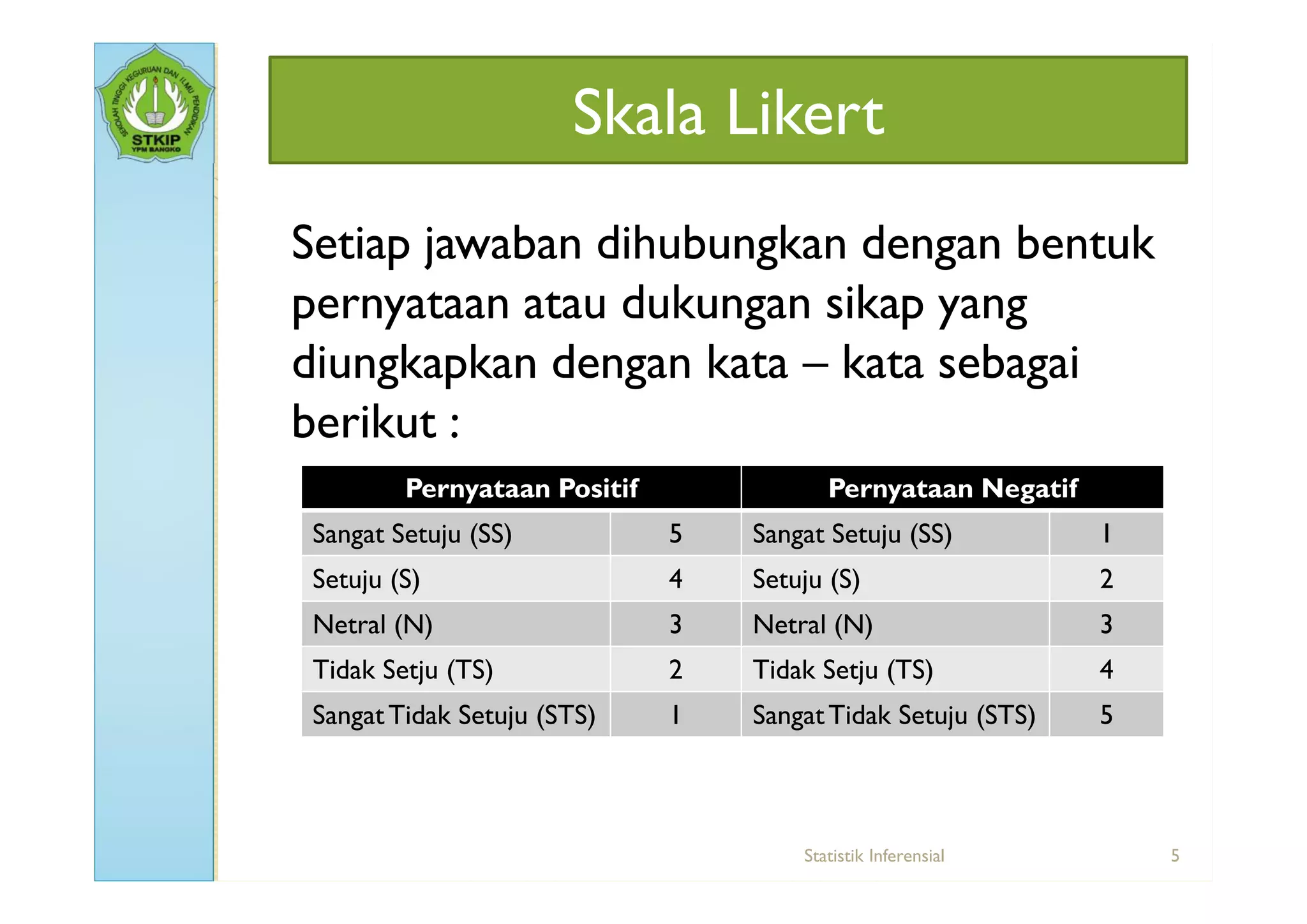 Minggu 5_Skala Pengukuran | PDF