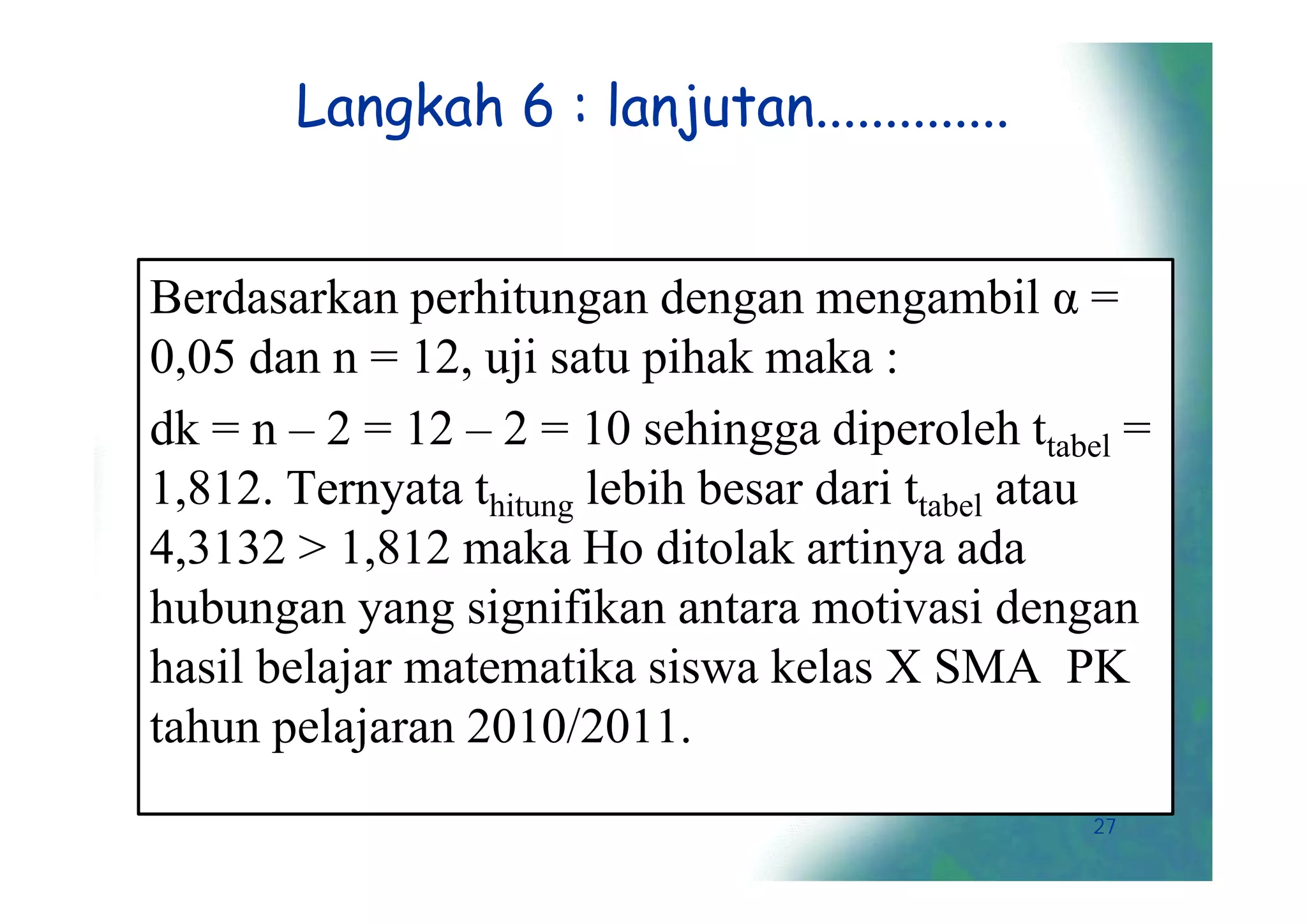 Minggu 9_Teknik Analisis Korelasi | PDF