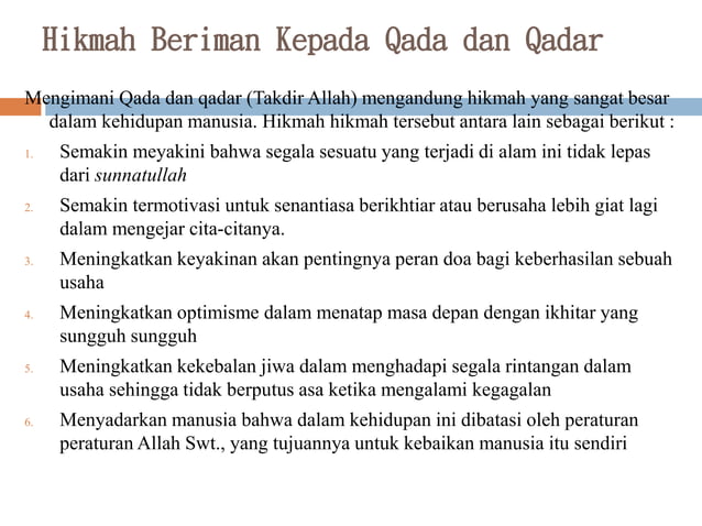 MATERI PAI IMAN KEPADA QADA DAN QADAR.pptx
