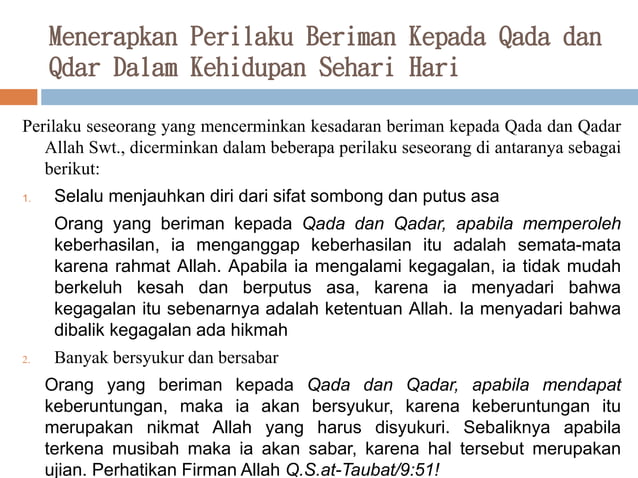 MATERI PAI IMAN KEPADA QADA DAN QADAR.pptx