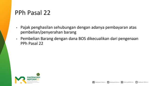 Materi Pajak Untuk Bantuan Operasional Sekolah ( BOS ) | PDF