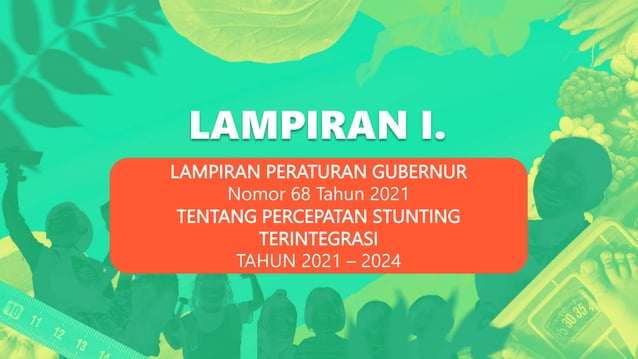 Rencana Aksi Percepatan Penurunan Stunting | PPTX