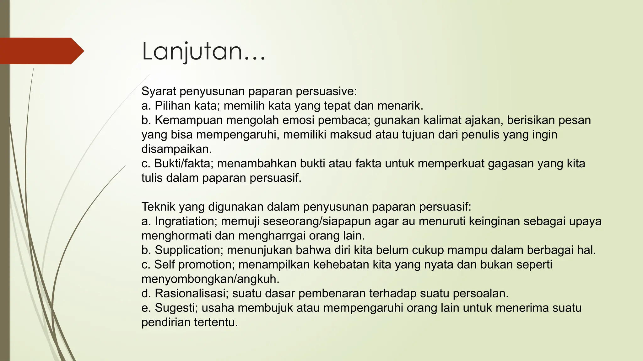 Materi Paparan Deskriptif, Naratif, Argumentatif, atau Persuasif ...
