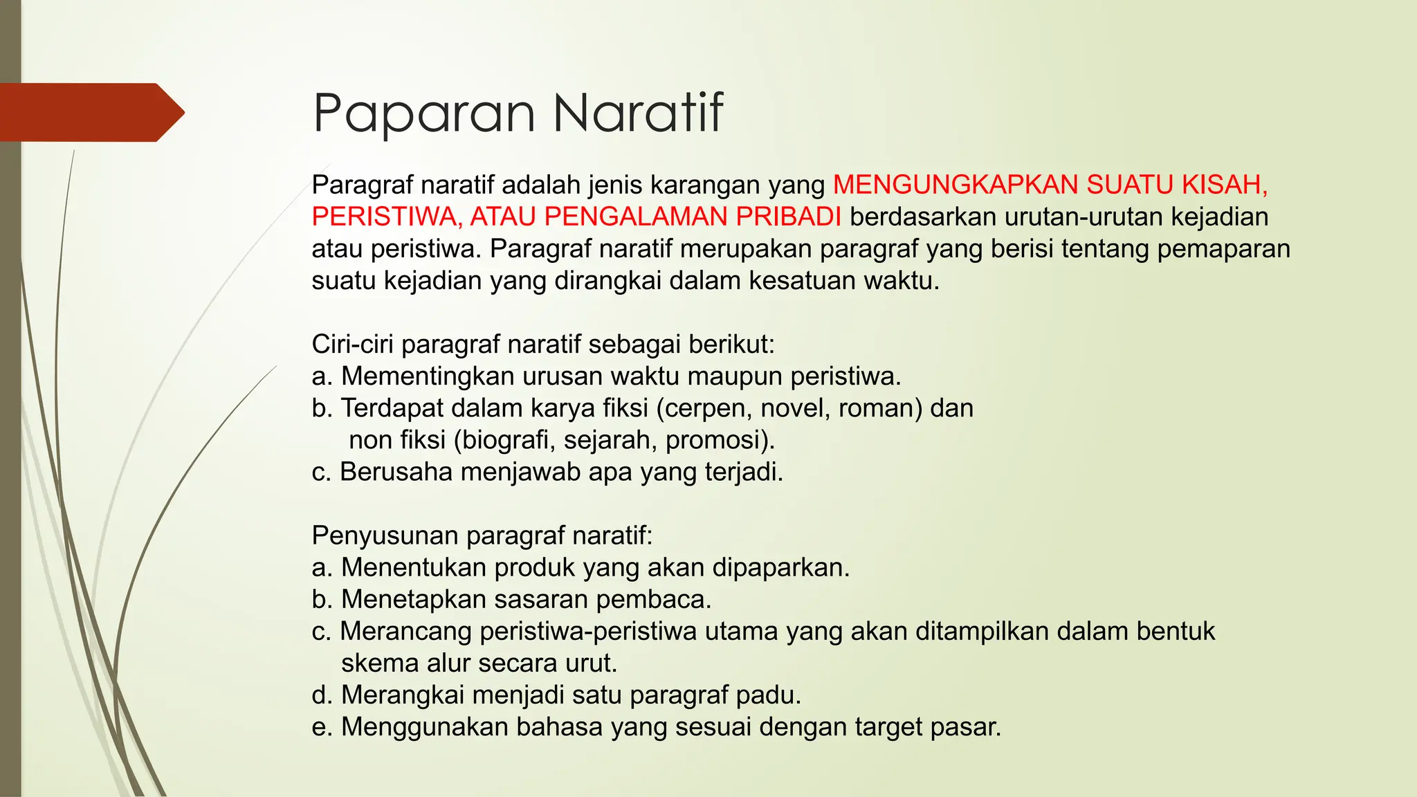 Materi Paparan Deskriptif, Naratif, Argumentatif, atau Persuasif ...