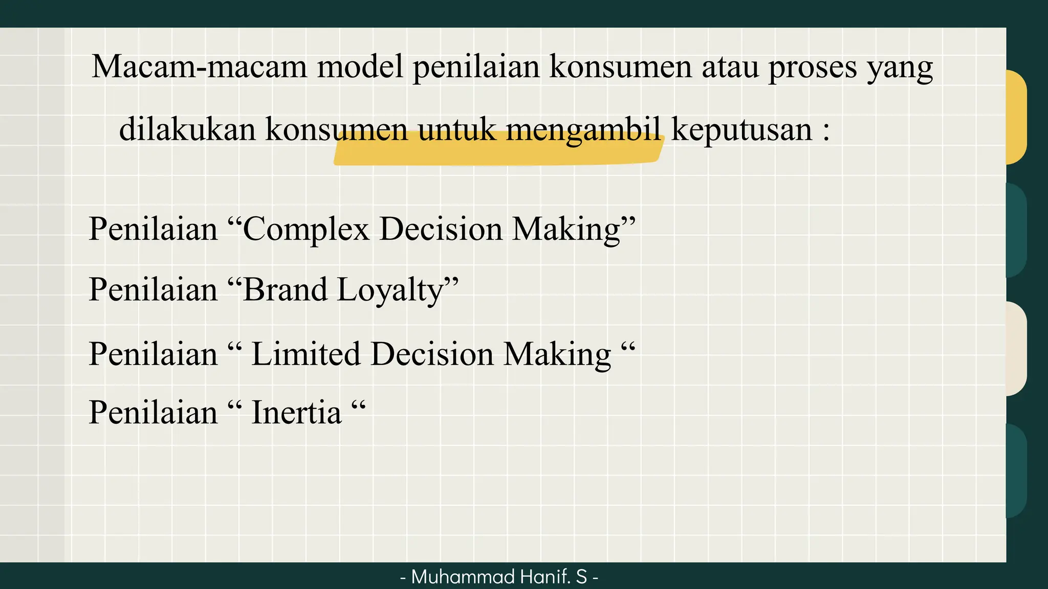 Materi Pasar Konsumen Manajemen Pemasaran | PPT