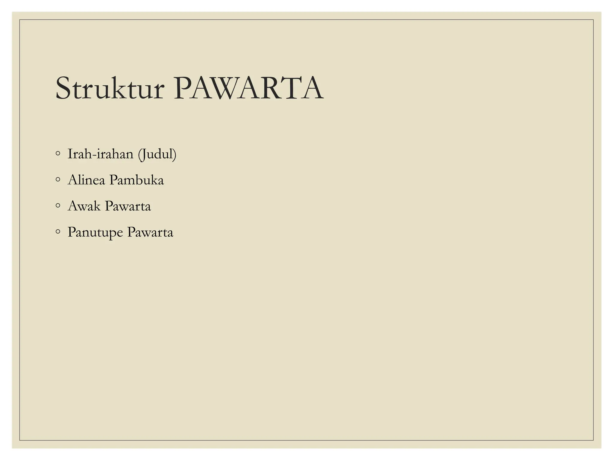 Materi Pembelajaran Pawarta Basa Jawa Kelas X | PPTX