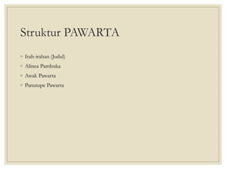 Materi Pembelajaran Pawarta Basa Jawa Kelas X | PPTX