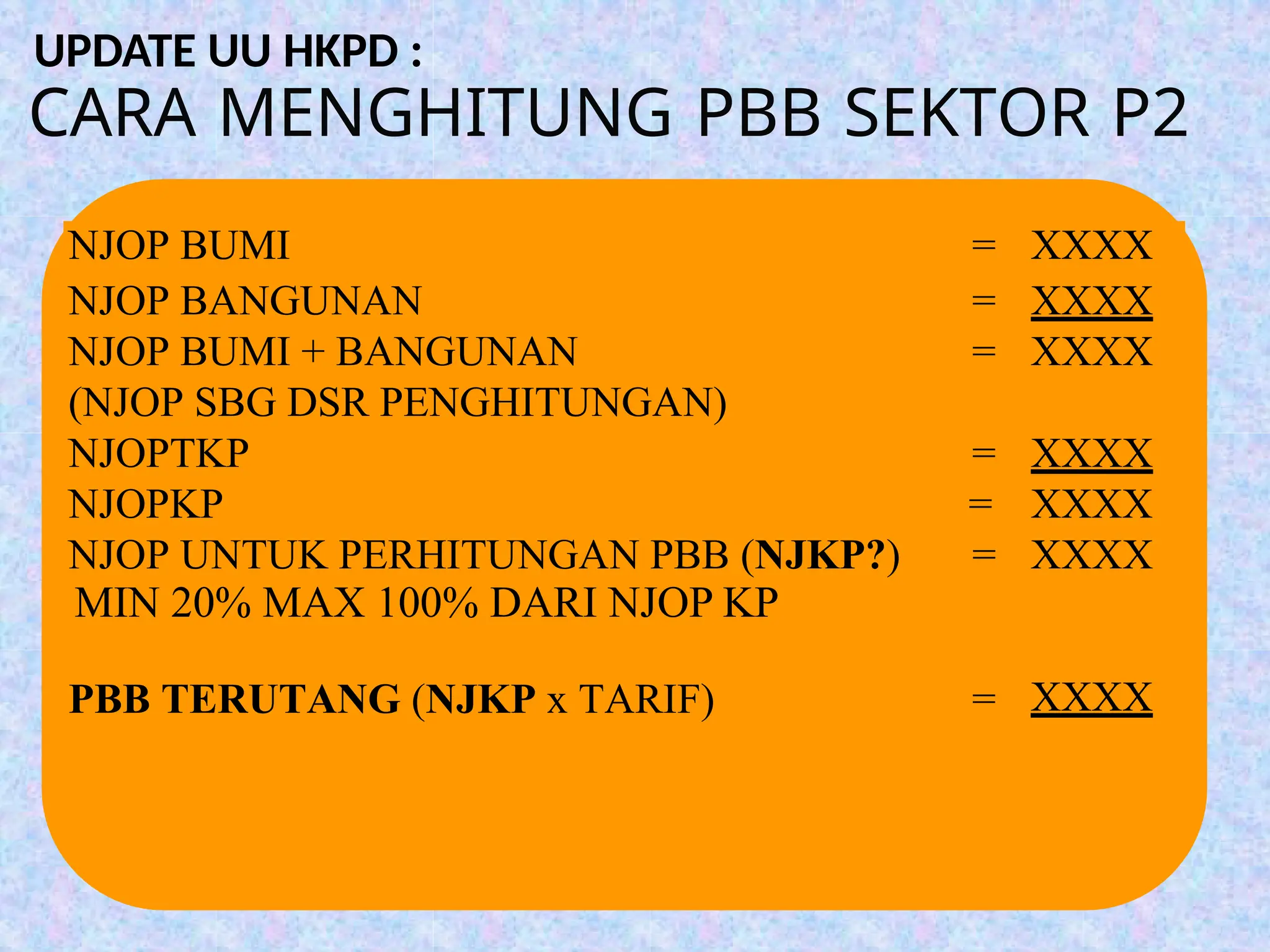 Materi PBB - 2024 P2.pptxsd dalamperpajak pajak | PPTX