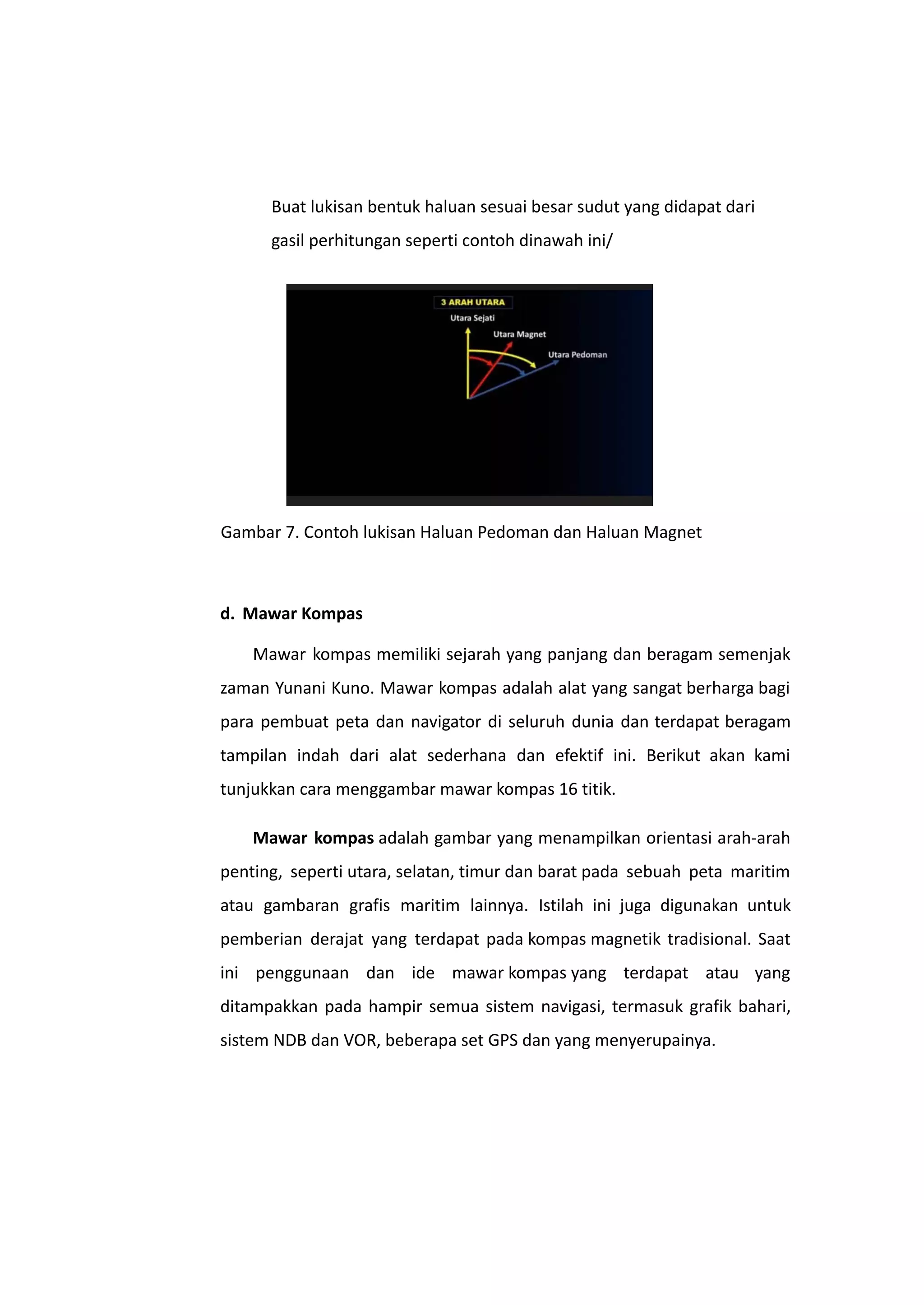 Materi pelajaran ilmu pelayaran datar | PDF