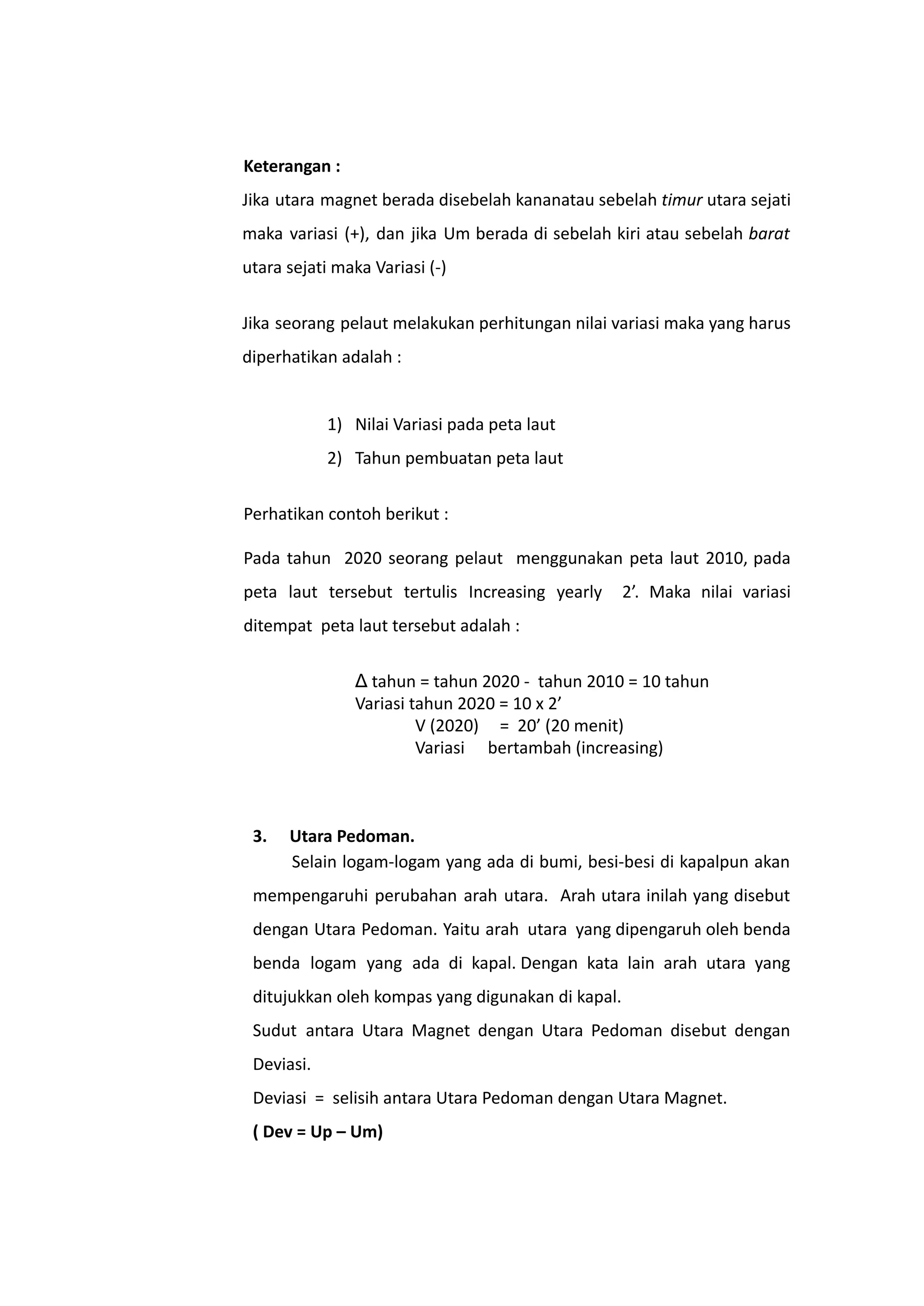 Materi pelajaran ilmu pelayaran datar | PDF