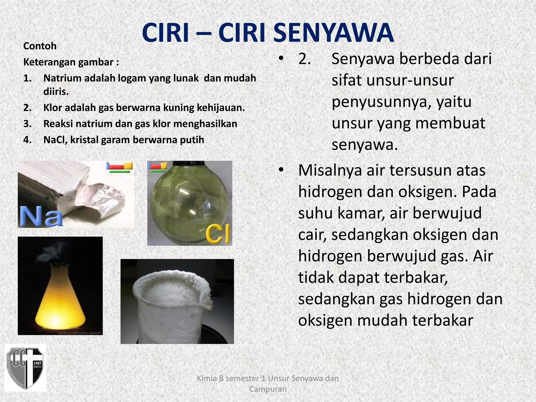 Materi pelajaran kimia kelas 8 semester 1 | PDF