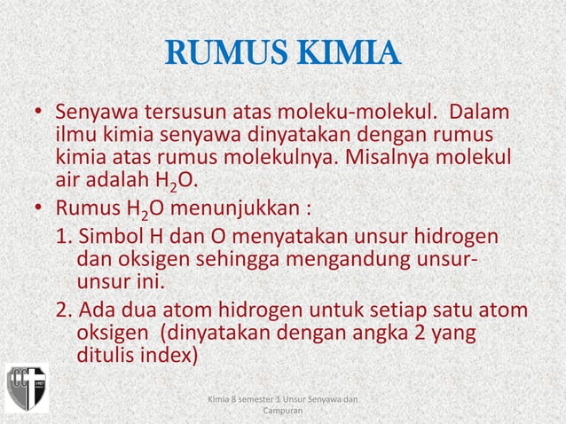 Materi pelajaran kimia kelas 8 semester 1 | PDF