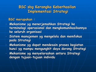 Materi Pelatihan Balanced Scorecard PPA. | PPT