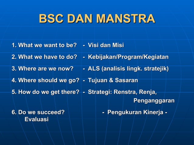 Materi Pelatihan Balanced Scorecard PPA. | PPT
