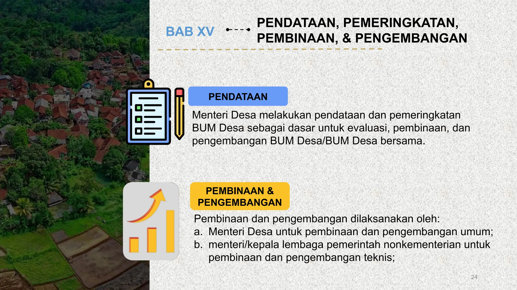 MATERI PELATIHAN BUMDES PP 11 DAN PERMENDES 3.pptx