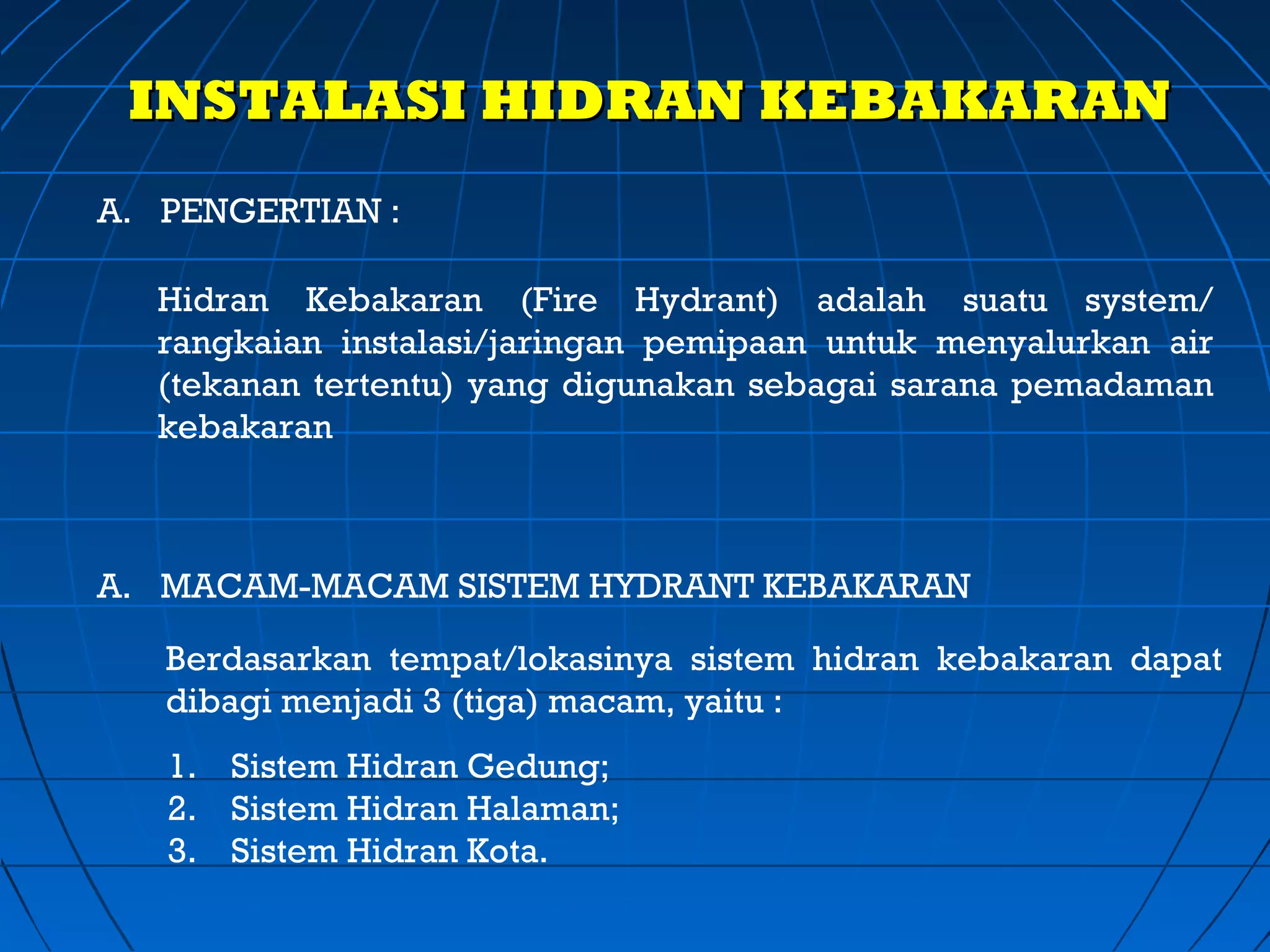 Materi pelatihan hydrant 1 | PPT