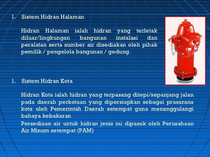 Materi pelatihan hydrant 1