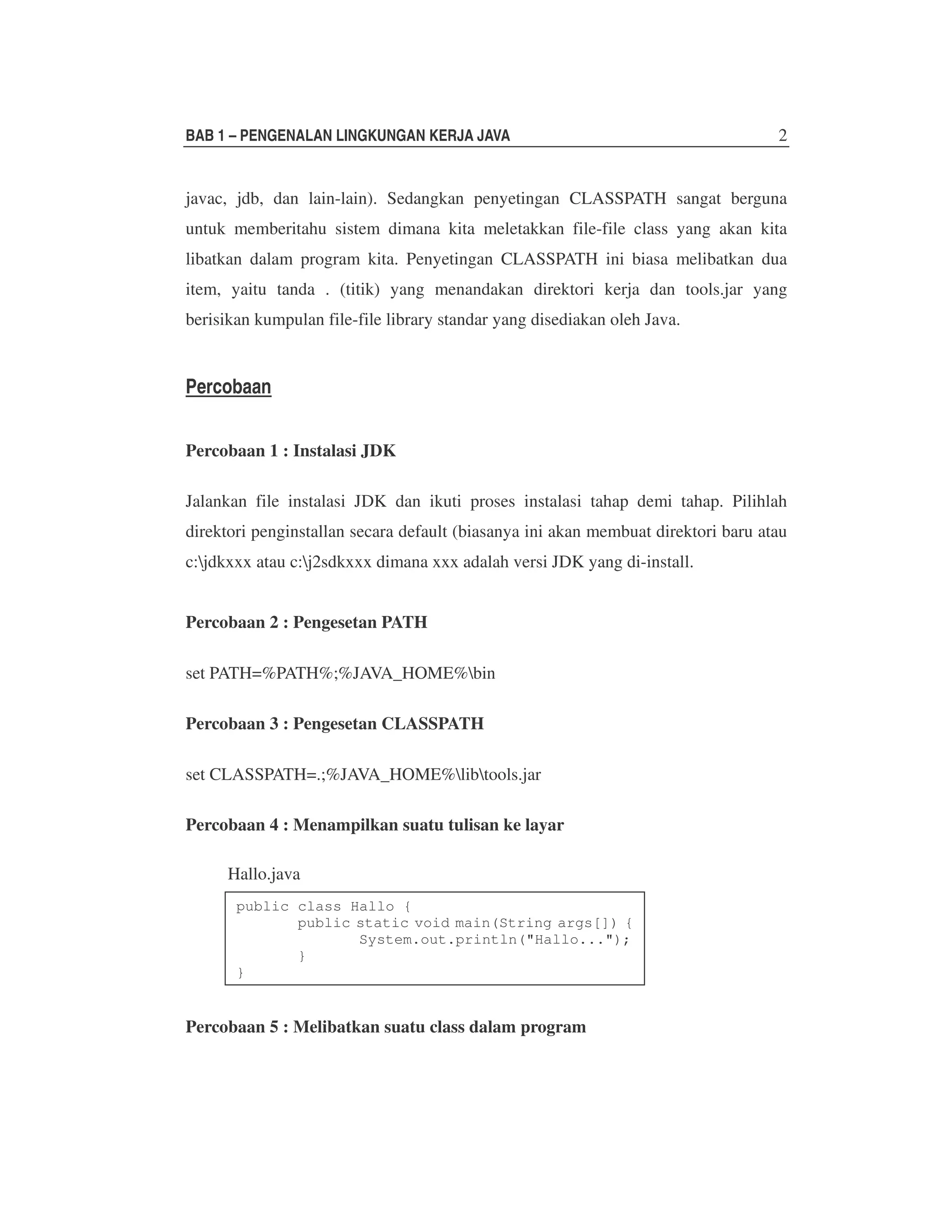 Materi pelatihan java_fundamental | PDF