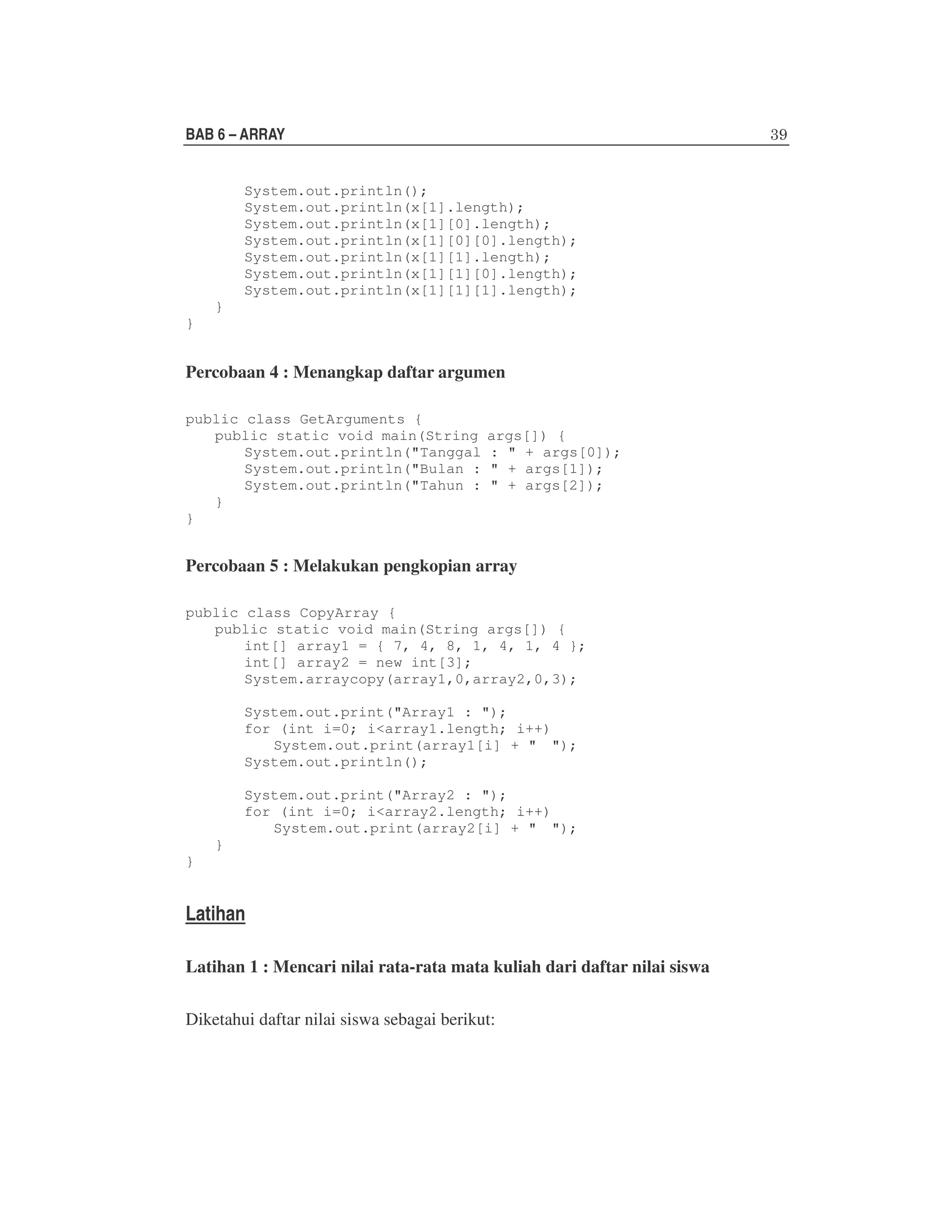 Materi pelatihan java_fundamental | PDF