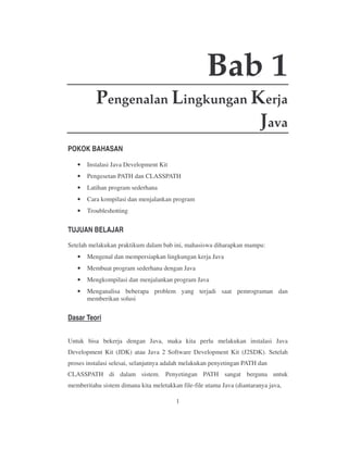 Materi pelatihan java_fundamental | PDF