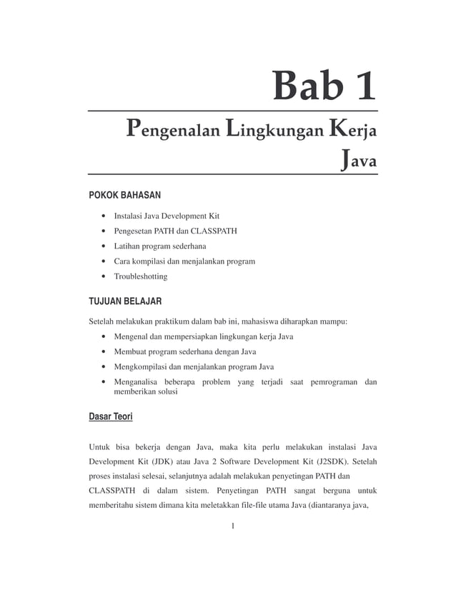 Materi pelatihan java_fundamental | PDF