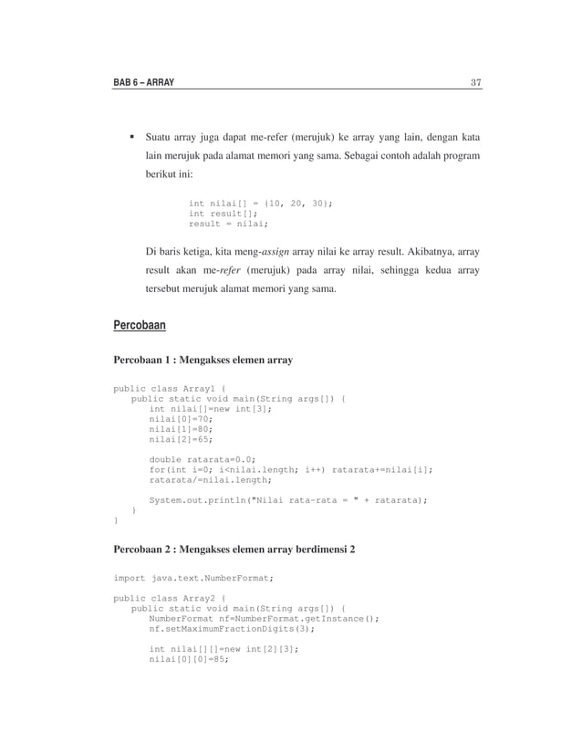 Materi pelatihan java_fundamental | PDF