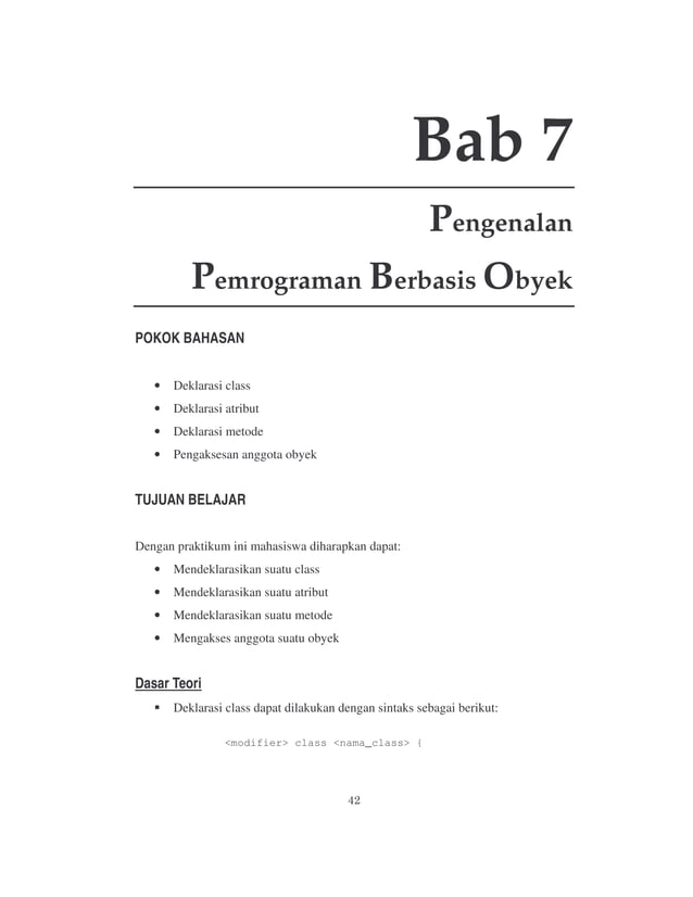 Materi pelatihan java_fundamental | PDF