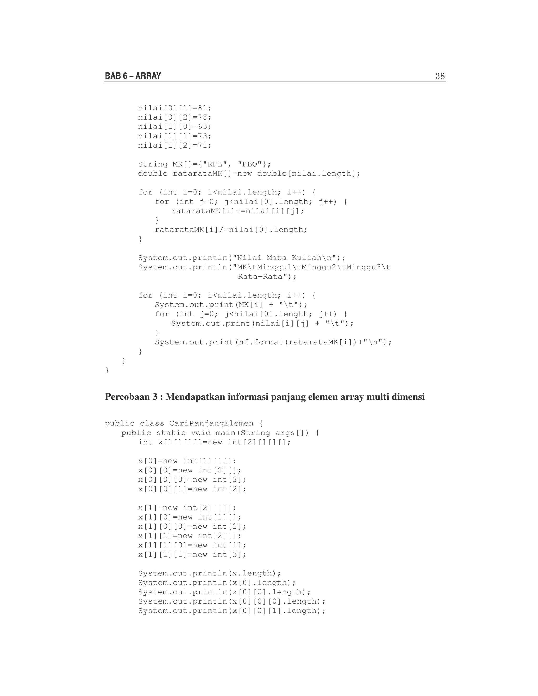 Materi pelatihan java fundamental | PDF