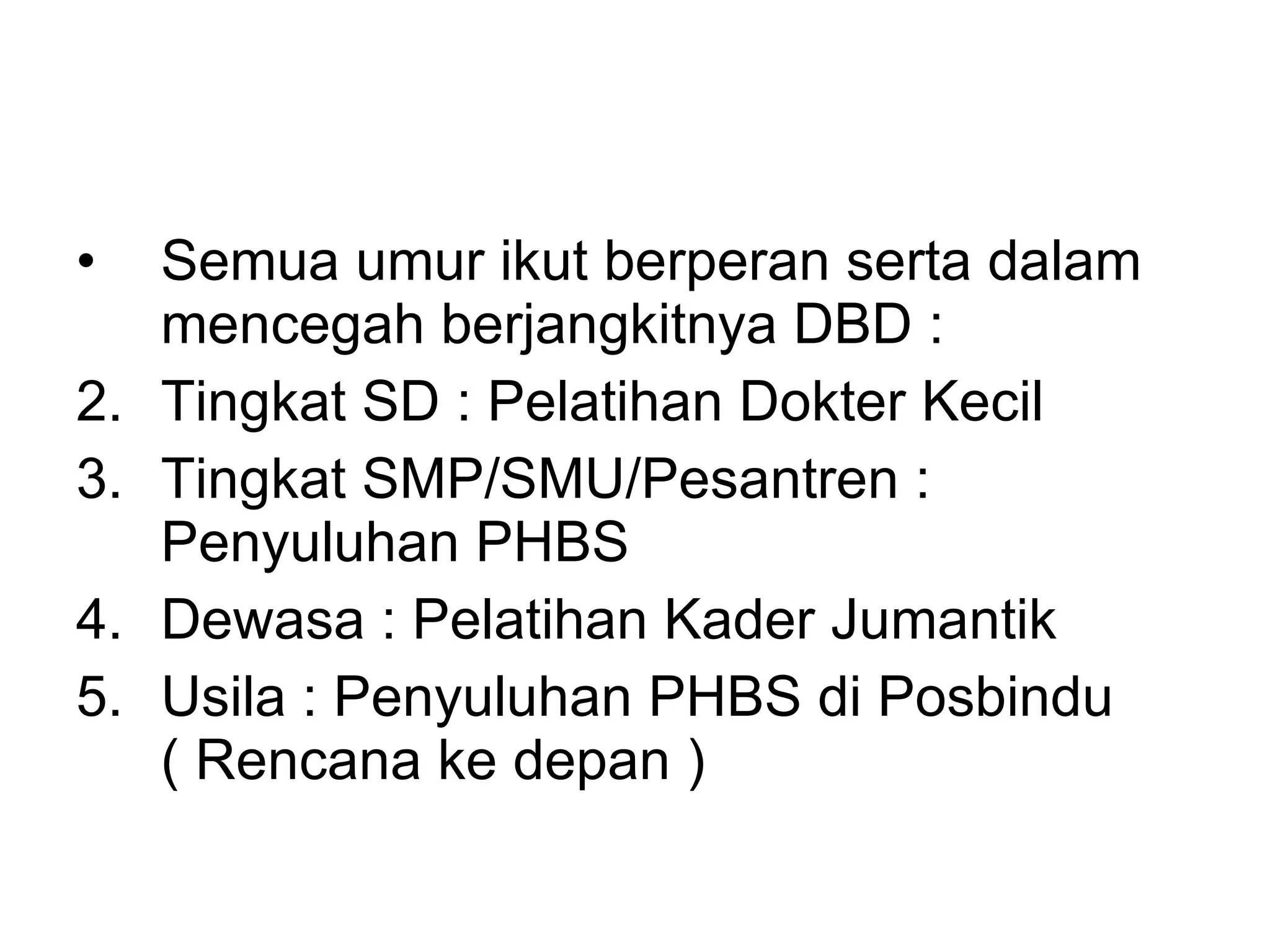 Materi Pelatihan Jumantik | PPT