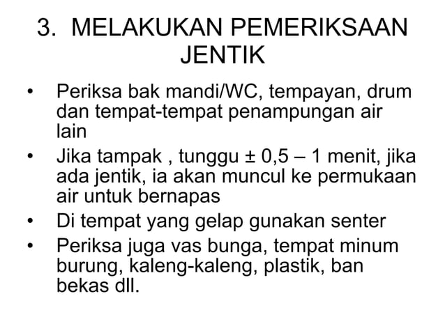 Materi Pelatihan Jumantik | PPT